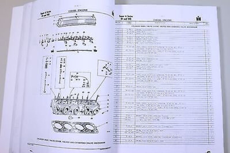 International Ih Super W6 Wd6 Tractor Parts Assembly Manual Catalog ...