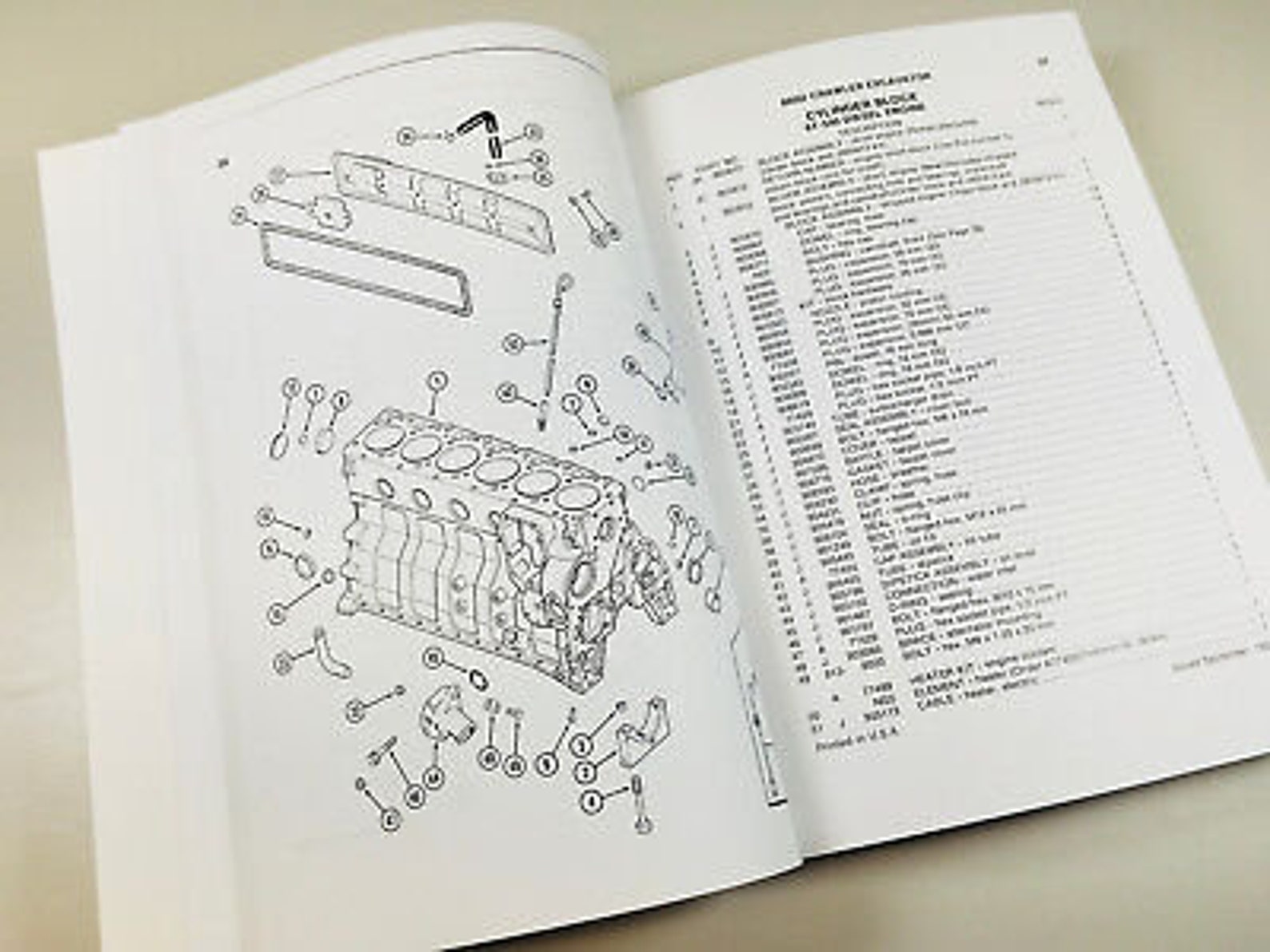 Case 880D Crawler Track Excavator Parts Manual Catalog Exploded Views ...