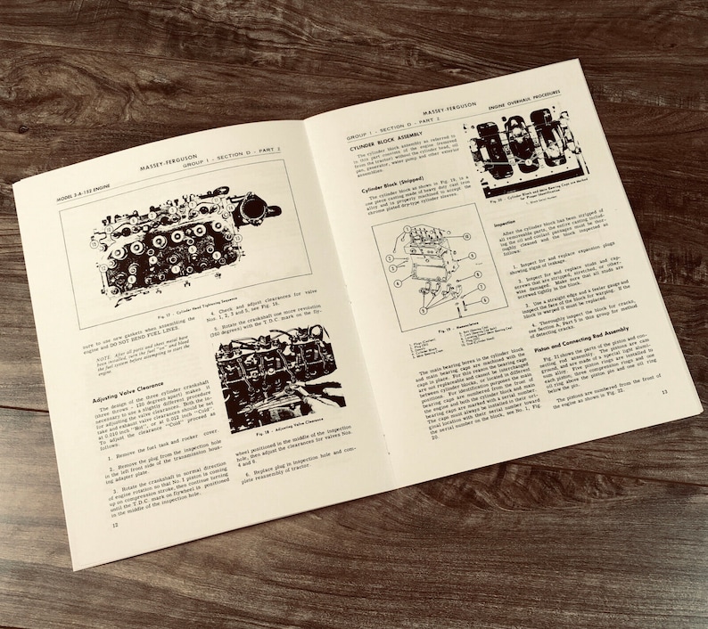 Massey Ferguson A3.152 Perkins Diesel Engine Service Manual - Etsy