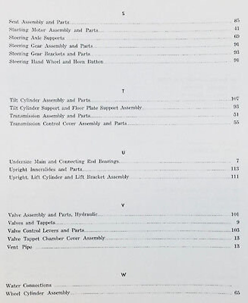 Clark Yardlift 20 Forklift Parts Catalog Manual Schematics Assembly ...