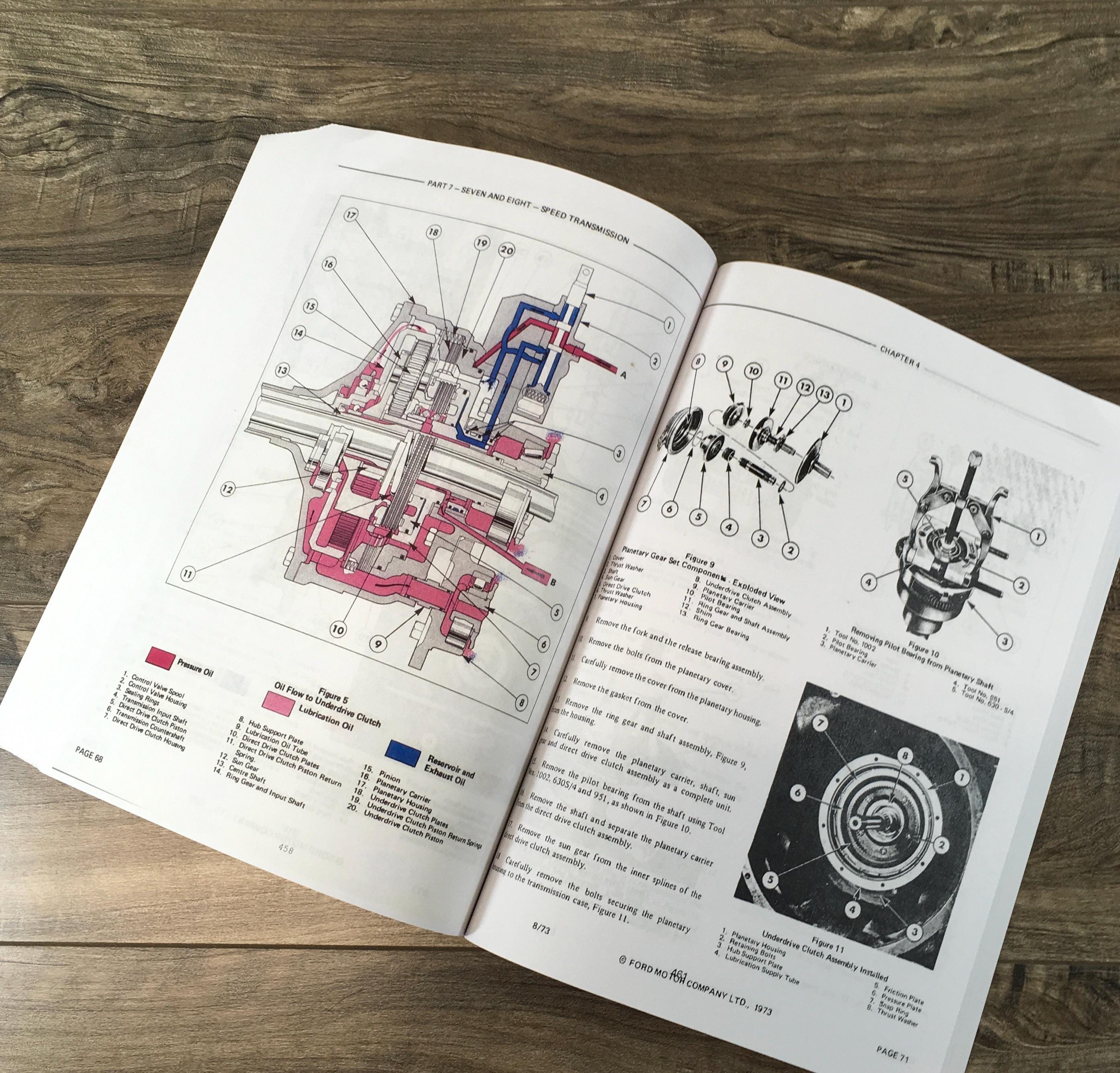 Ford Heavy Equipment Manuals & Books For New Holland Tractor New ...