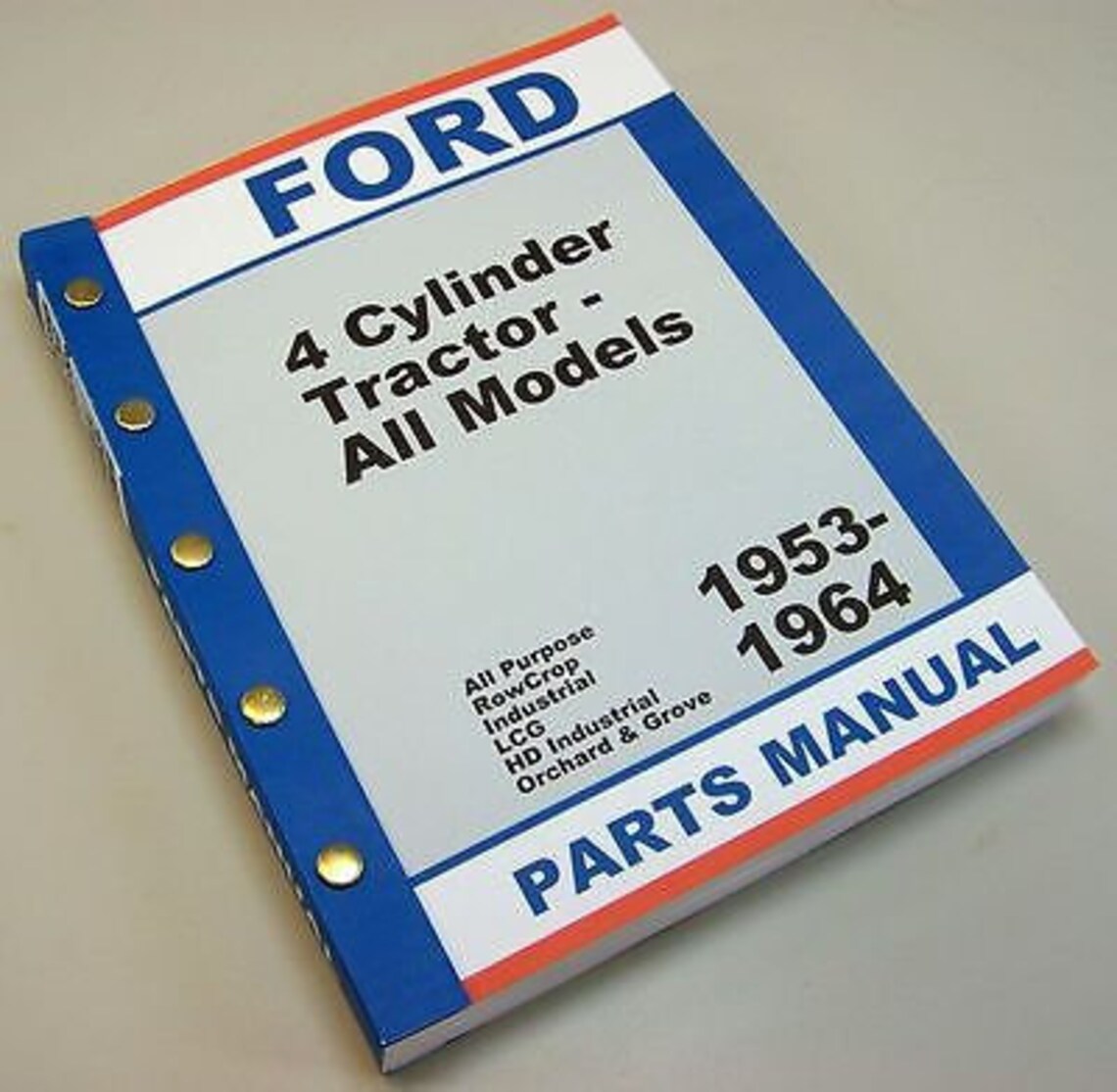 Ford 1801 Series Industrial Tractor Master Parts Manual - Etsy