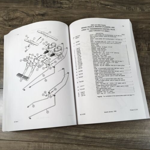 Case 450C 455C Crawler Loader Tractor Dozer Parts Manual Catalog ...