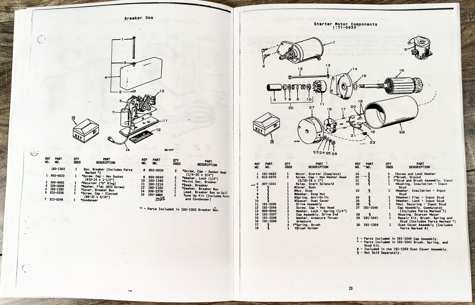 Onan B48M 18hp Gas Engine Service Manual Parts Catalog Shop Book ...