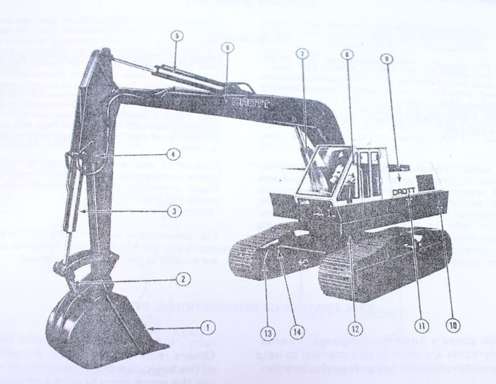 Case Drott 35B 40B 50B Crawler Excavator Service Repair Manual 35 40 50 ...