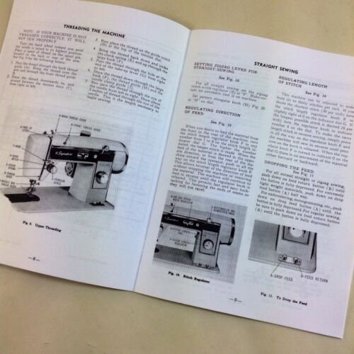 Wards Sewing Machine Owners Guide Manual 14 Cam Automatic Zig Zag Model ...
