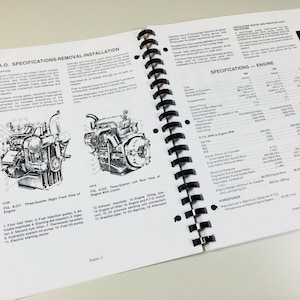 Long 2360 2460 2510 Tractor Service Repair Shop Manual Parts Catalog ...