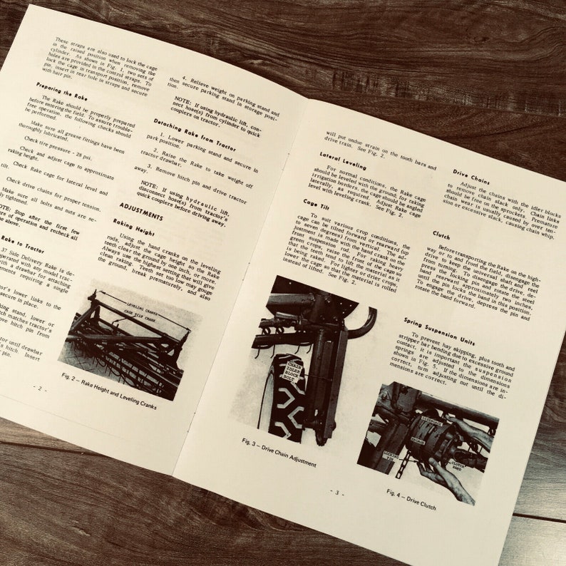 Massey Ferguson 37 Side Delivery Rake Parts Operators Manual - Etsy