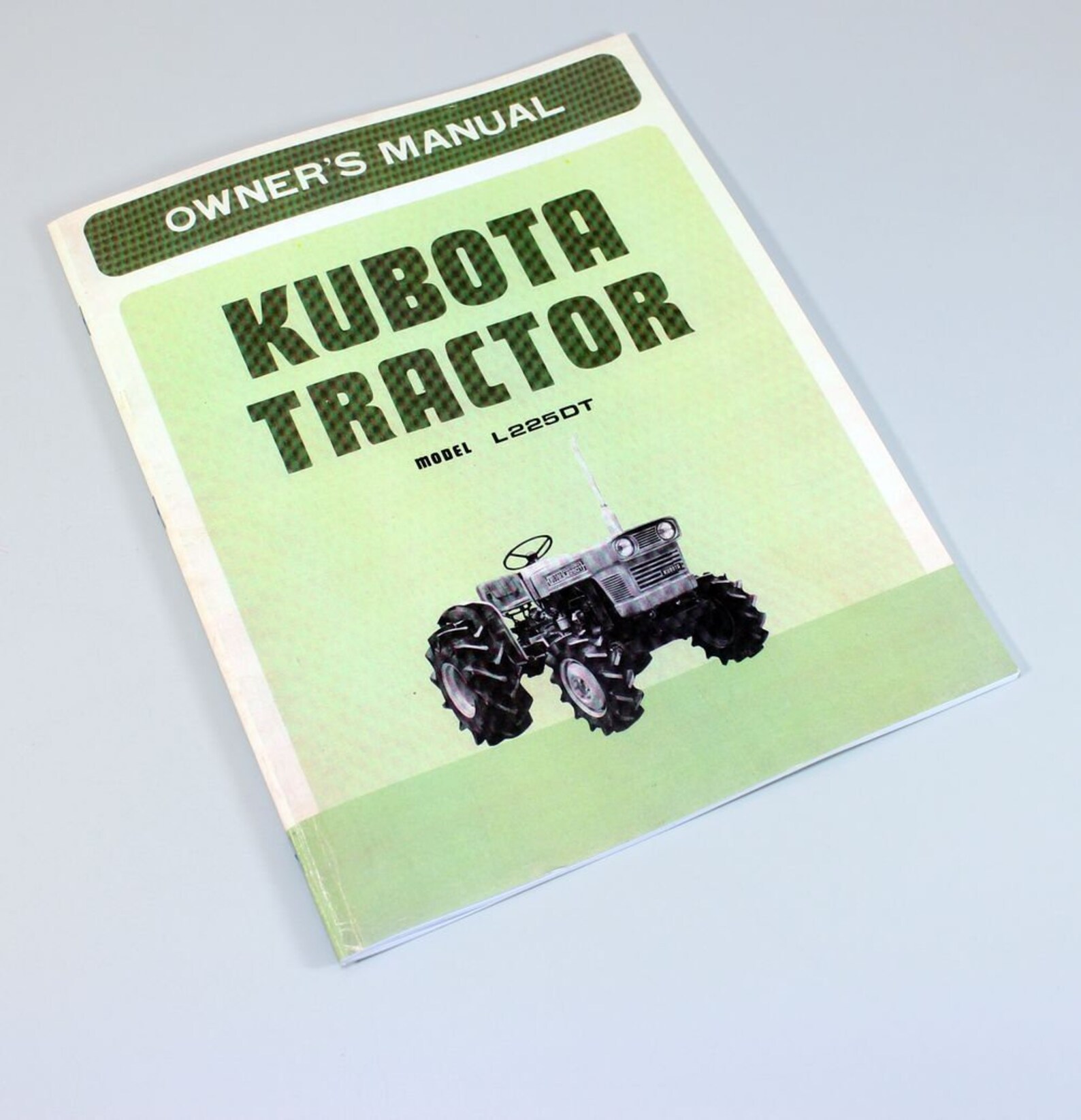 Kubota L225dt Tractor Operators Owners/parts Manual Diesel 3cyl 4wd ...