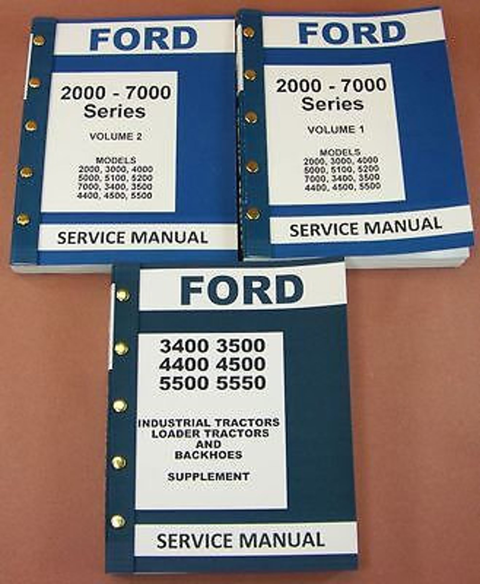 Ford 5500 5550 Tractor Loader Backhoe Service Repair Shop Manual - Etsy
