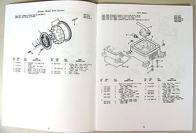 Onan P216 P218 P220 Engine Parts Manual Catalog Exploded Views for ...