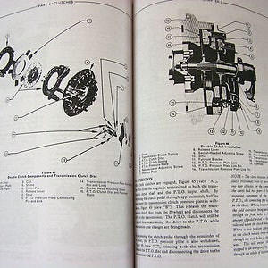 Ford 5000 Series Tractor Service Repair Shop Manuals 944pg New Complete ...
