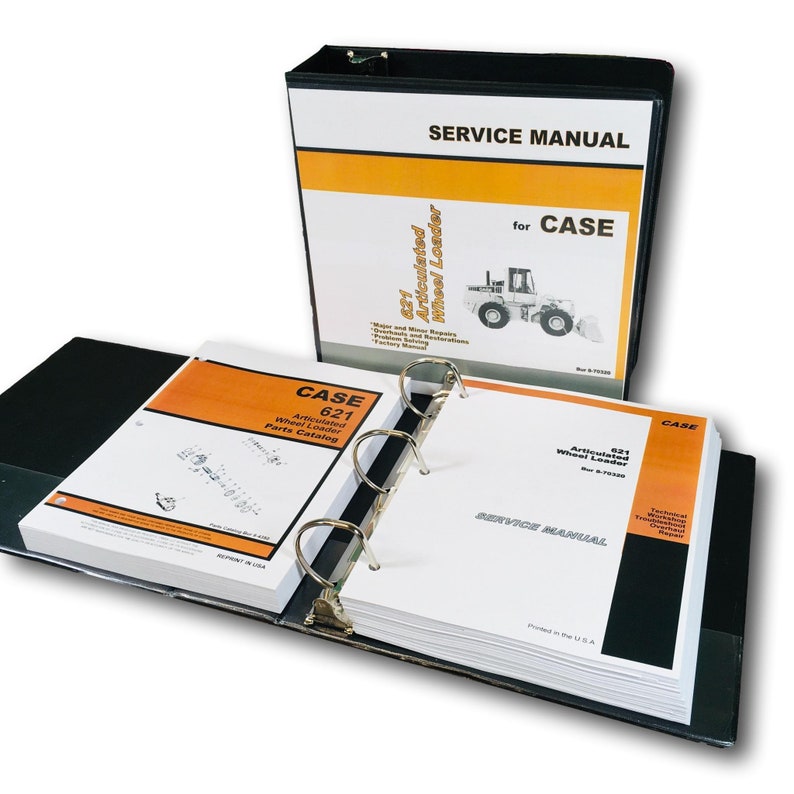 Case 621 Articulated Wheel Loader Service Parts Catalog Manuals Shop ...
