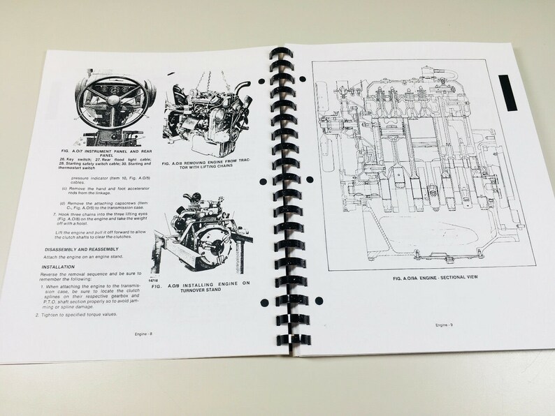 Long 2360 2460 2510 Tractor Service Repair Shop Manual Parts - Etsy
