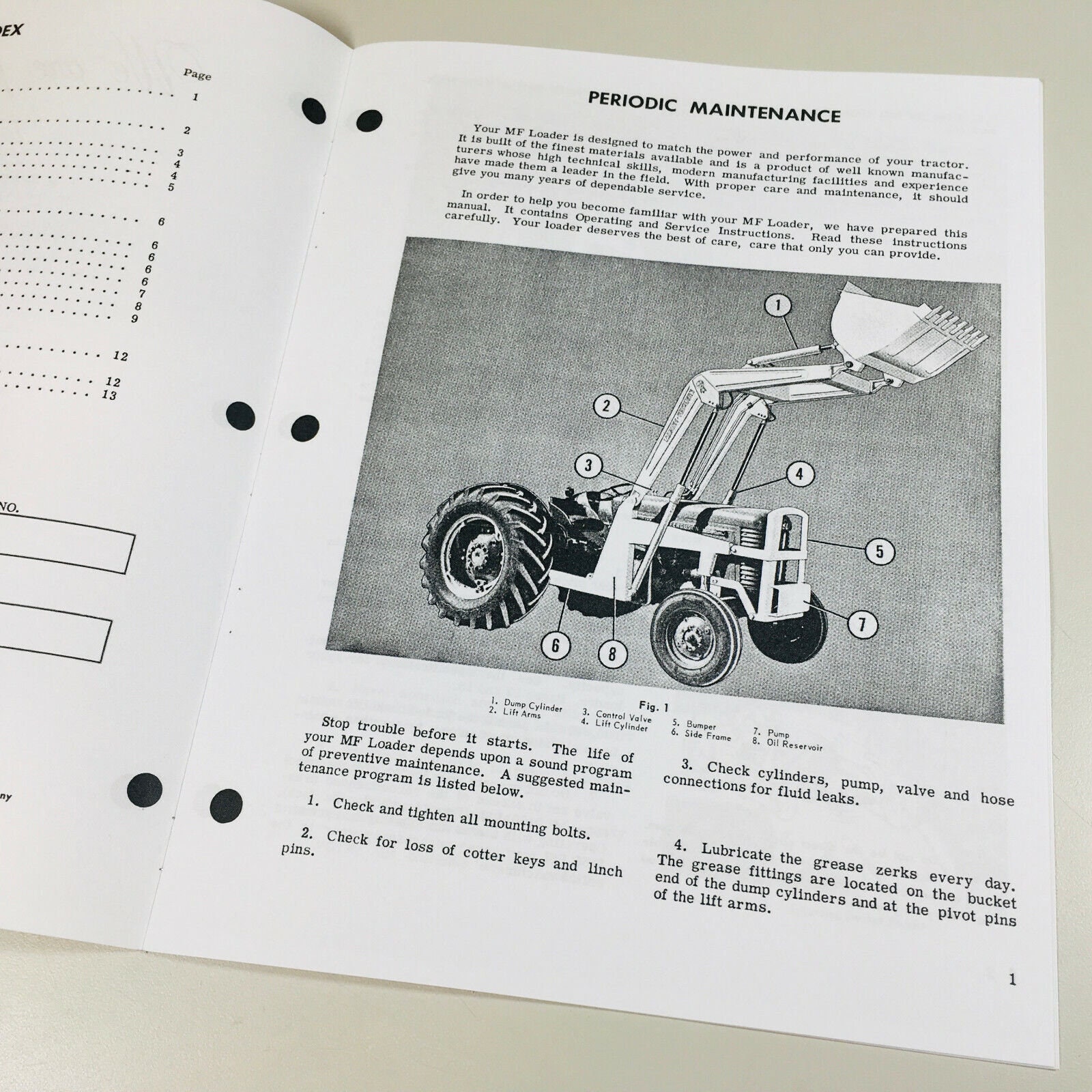 Massey Ferguson Mf 99 102 Utility Loader Operators Owners Manual Maintenance - Etsy