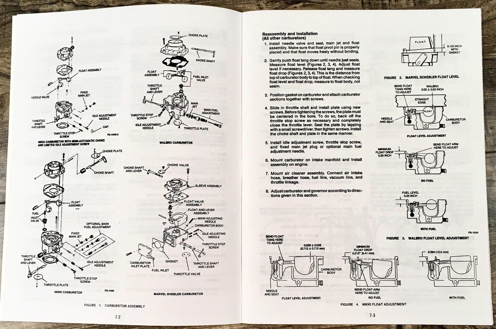 Onan B48M 18hp Gas Engine Service Manual Parts Catalog Shop Book ...