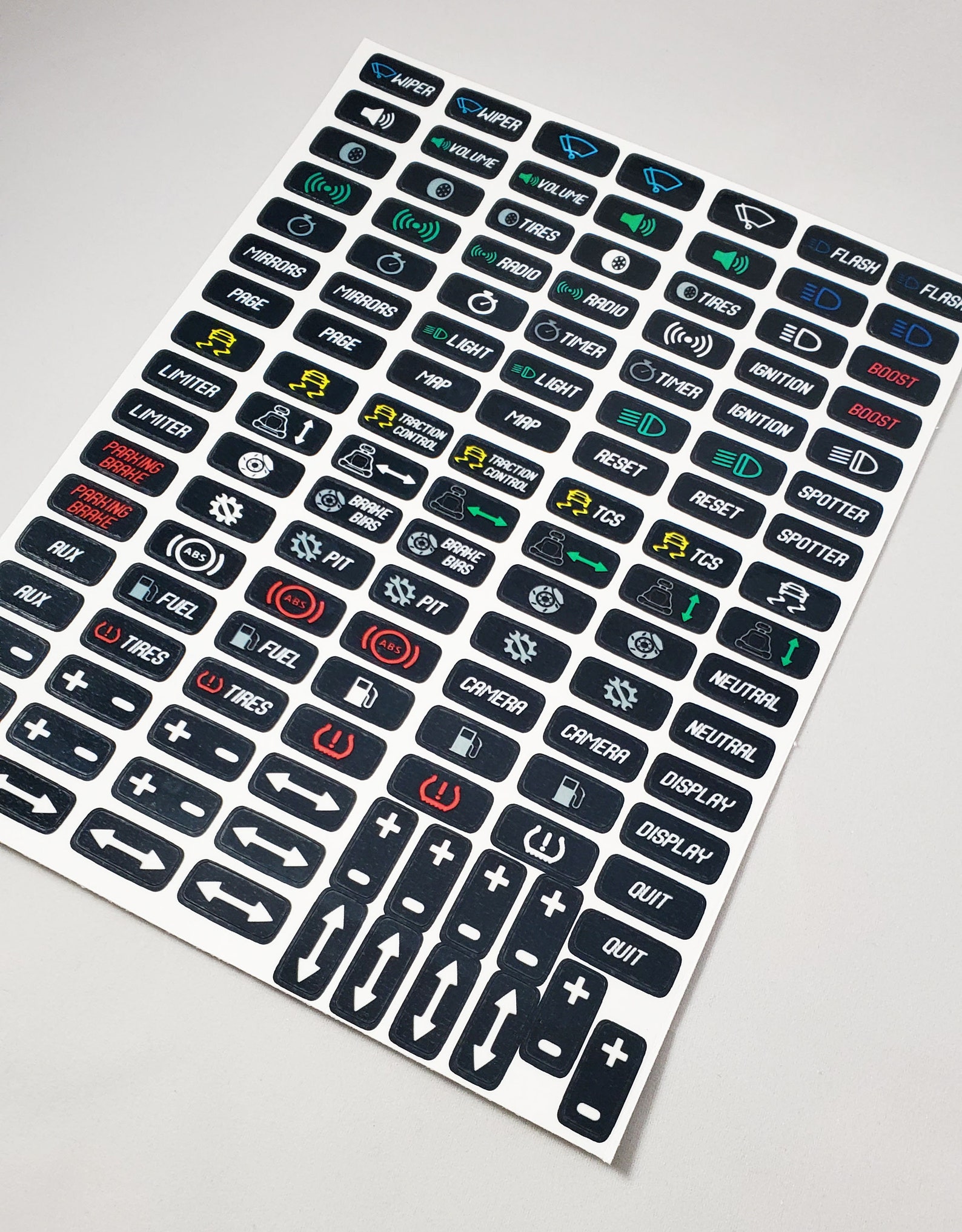 Sim Decals Sim Labels Sim Button Stickers Button Box Labels Simulator ... Sim Decals Sim Labels Sim Button Stickers Button Box Labels Simulator ...