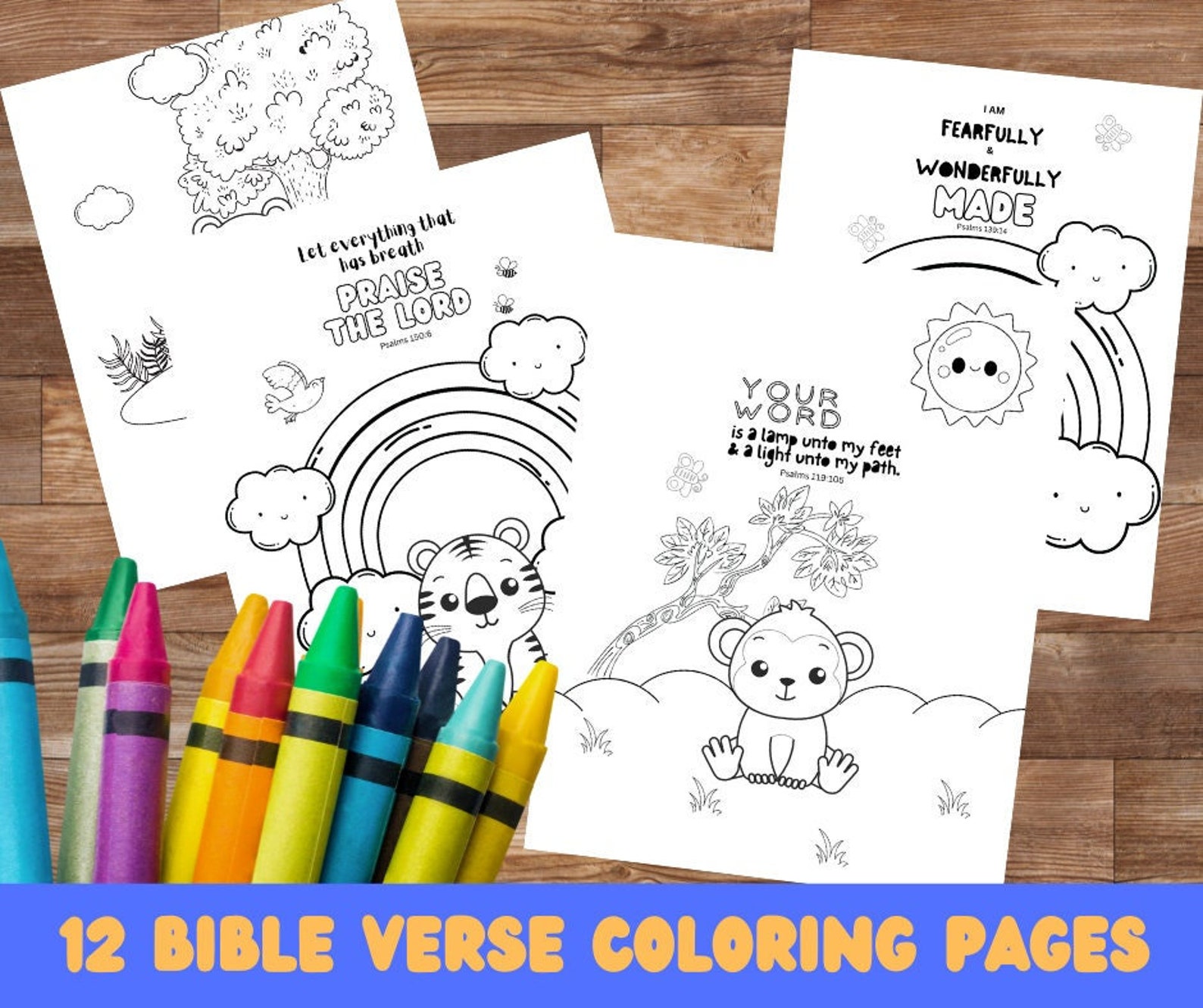 Coloring Bible Verse Coloring Pages for Kids - Printable Coloring Pages ...