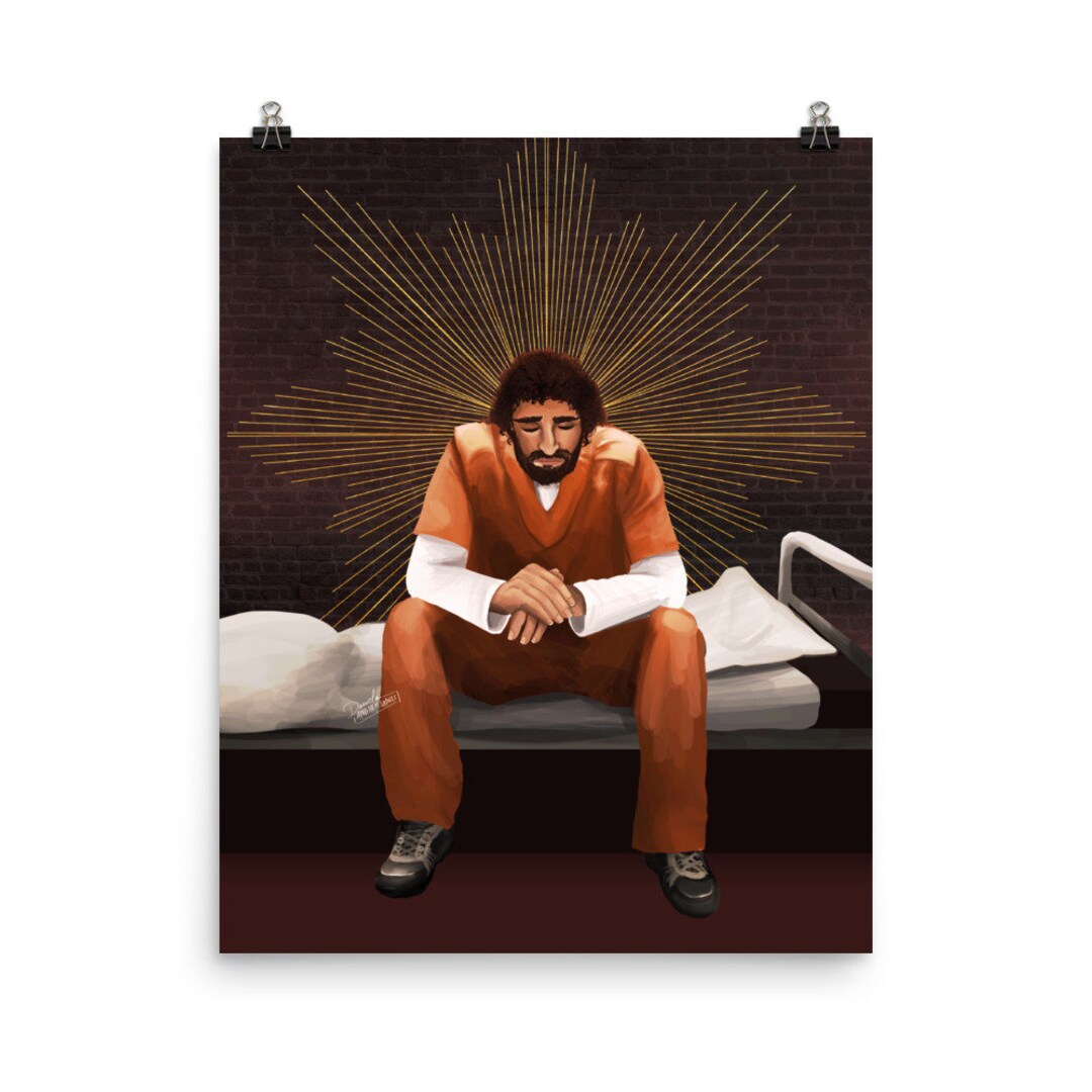 Jesus in the Prisoner Art Print - Etsy