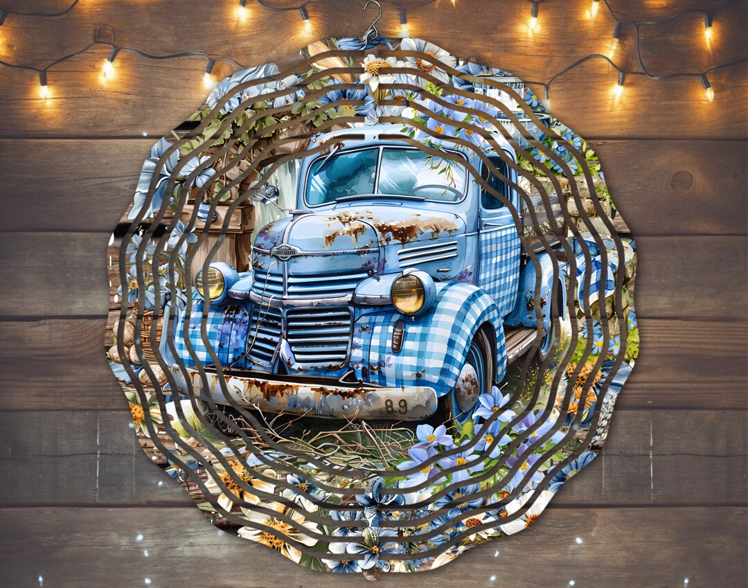 Spring Truck Wind Spinner Sublimation Design, Instant Download, PNG ...