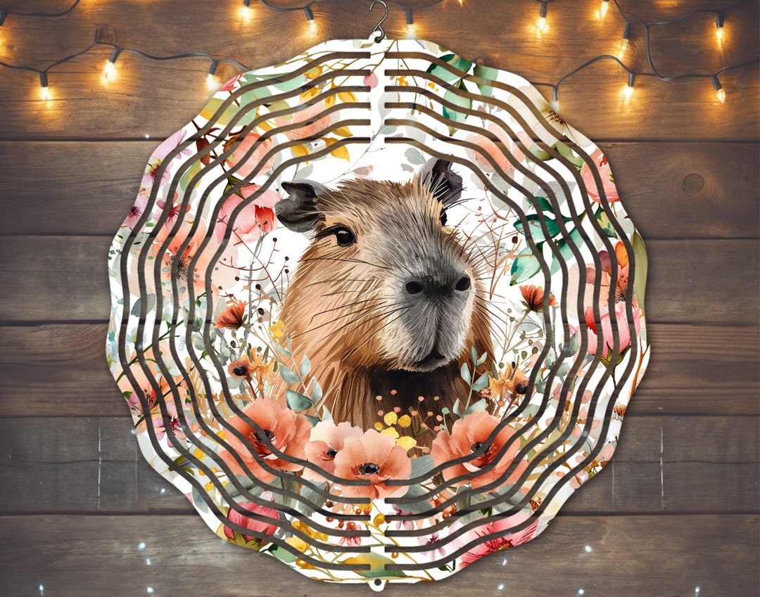 Capybara Wind Spinner Sublimation Design, Instant Download, PNG ...