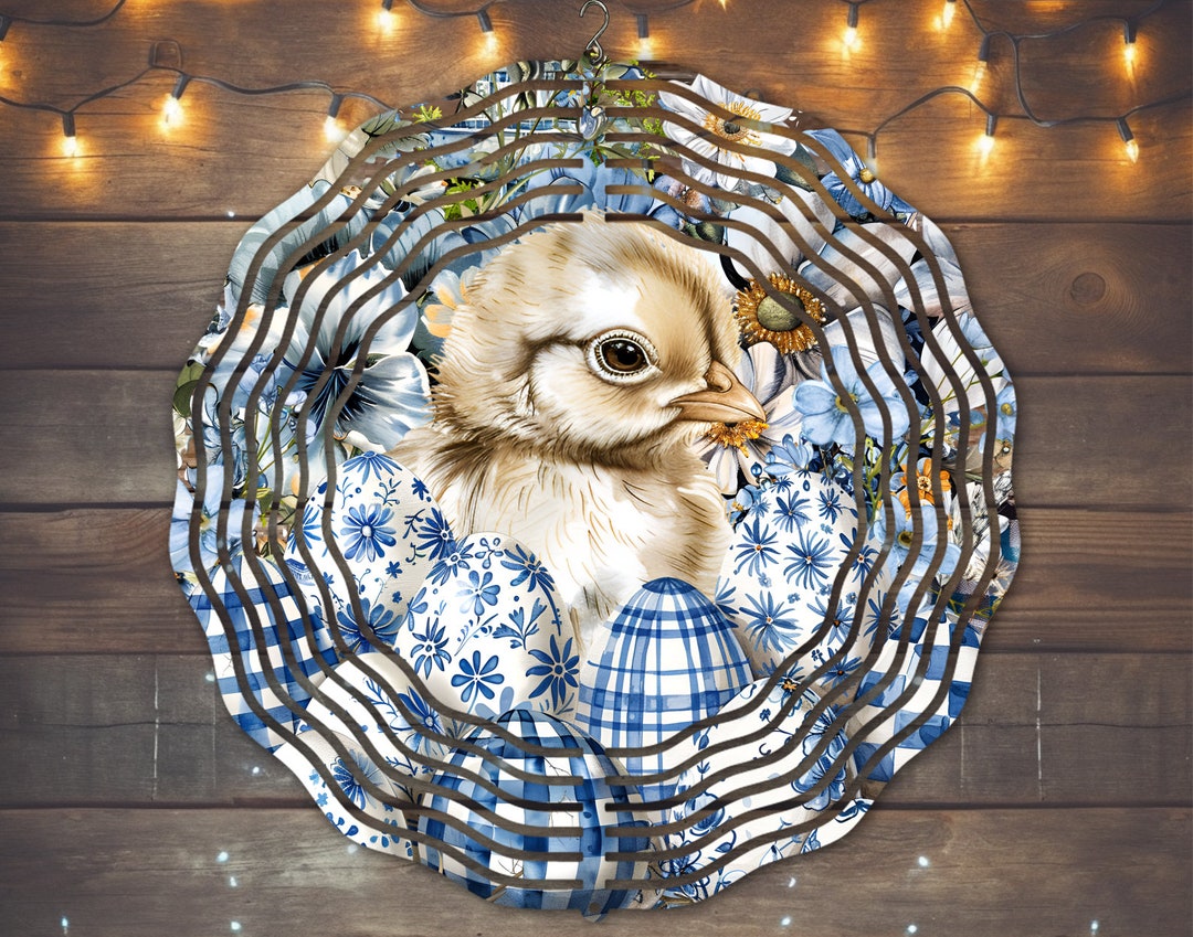 Cute Spring Chick Wind Spinner Sublimation Design, Instant Download ...