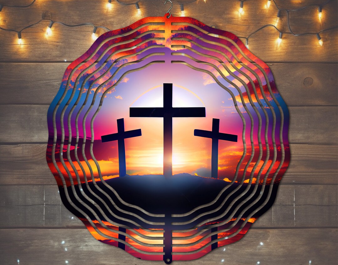 Cross Wind Spinner, Cross Wind Spinner Sublimation Design, Instant ...