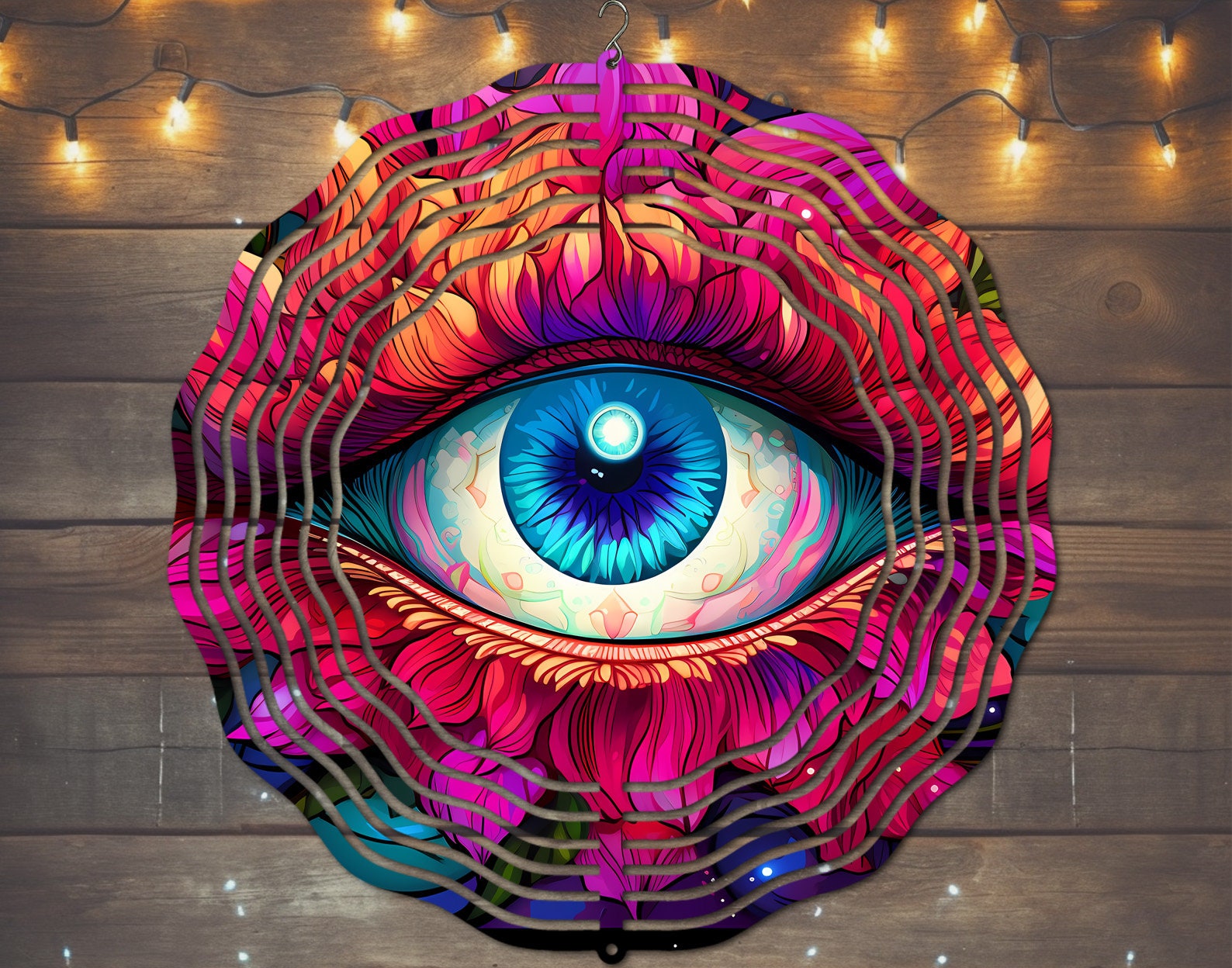 Psychedelic Eye Wind Spinner Sublimation Design, Instant Download, PNG ...