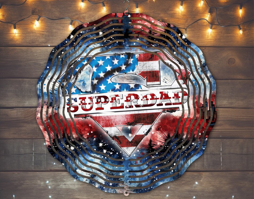 Superdad Wind Spinner Sublimation Design, Instant Download, PNG, Dad ...