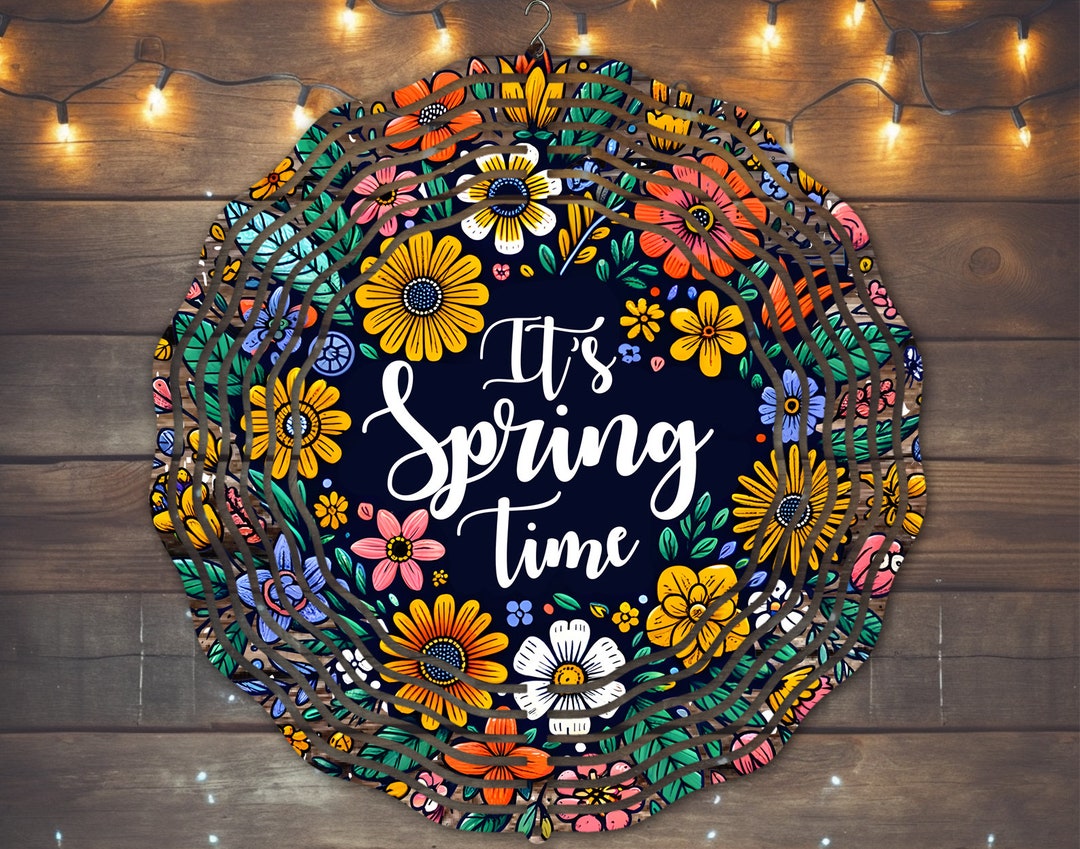 Spring Wind Spinner Sublimation Design, Instant Download, PNG, Spring ...