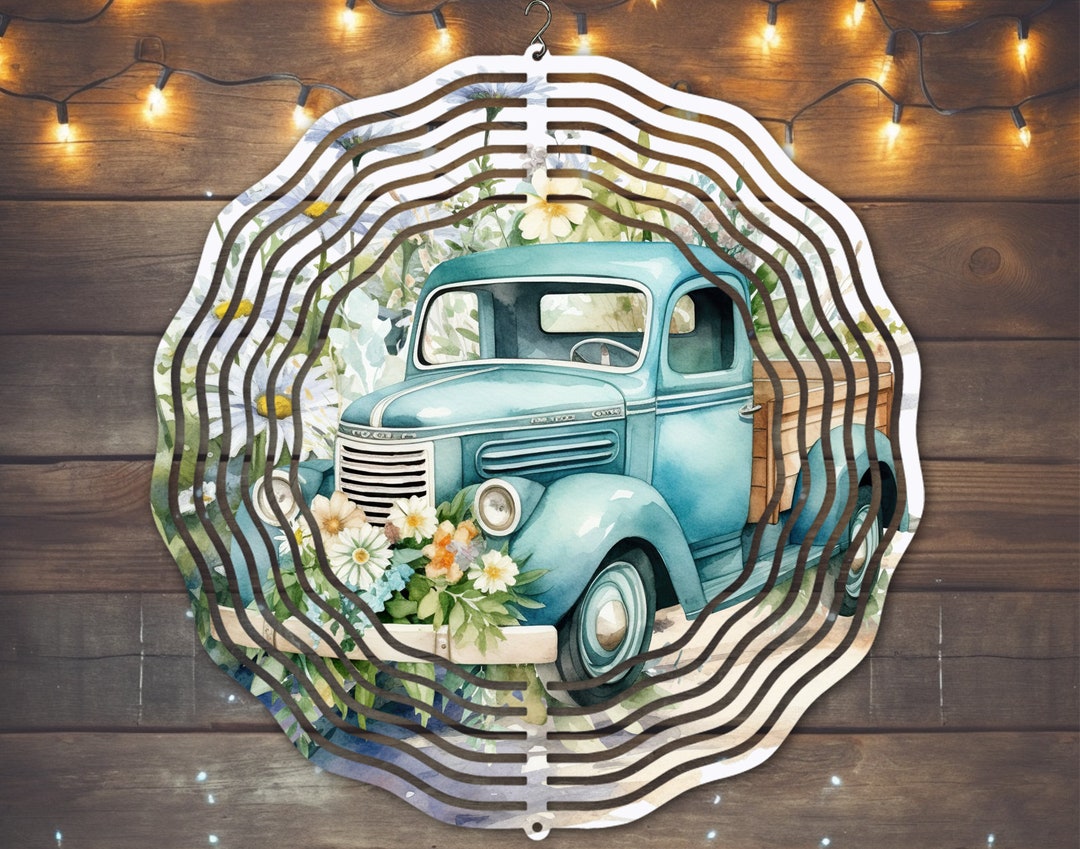 Spring Truck Wind Spinner Sublimation Design, Instant Download, PNG ...