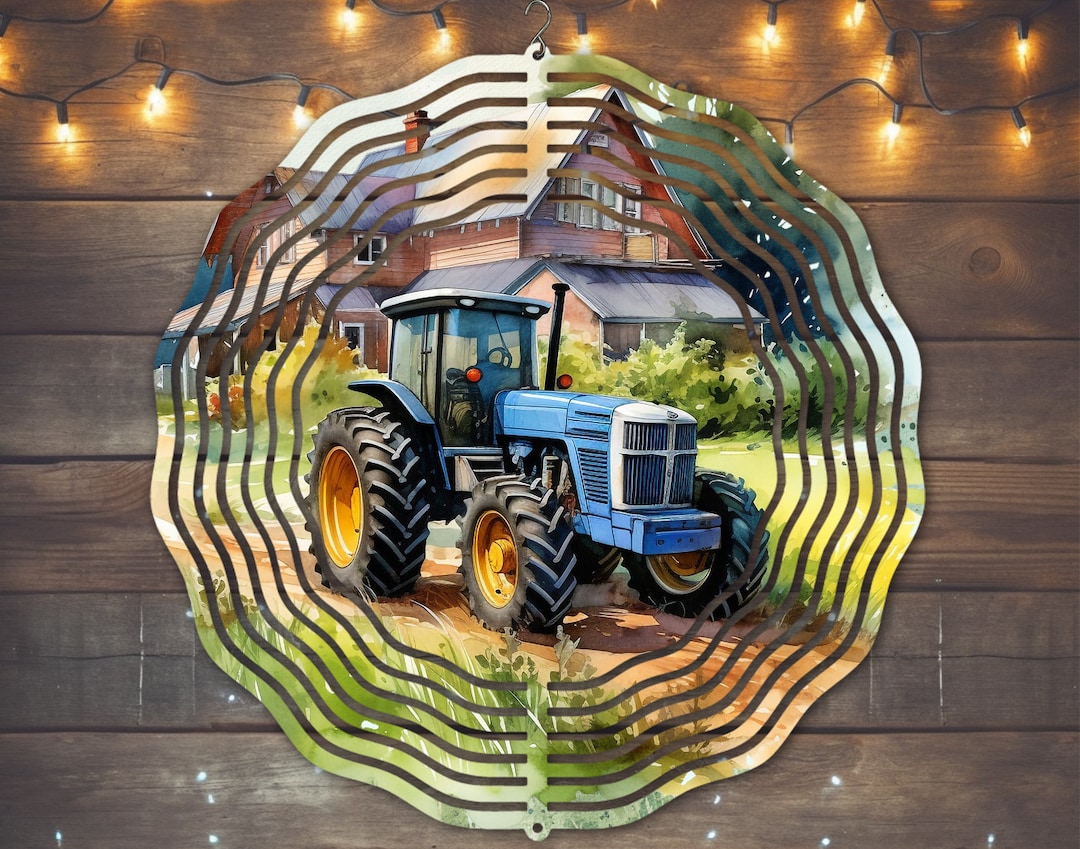 Spring Tractor Wind Spinner Sublimation Design (PNG File) - Etsy