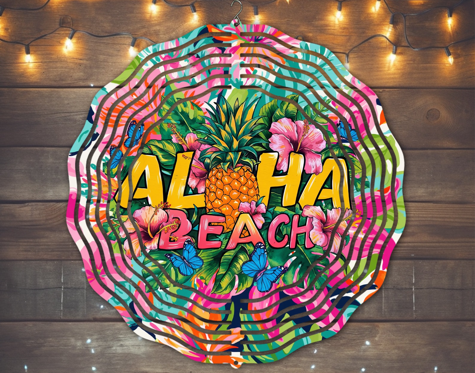 Aloha Beach Wind Spinner Sublimation Design, Instant Download, PNG ...