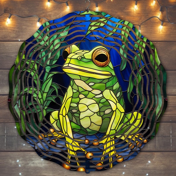 Stained Glass Frog - Etsy