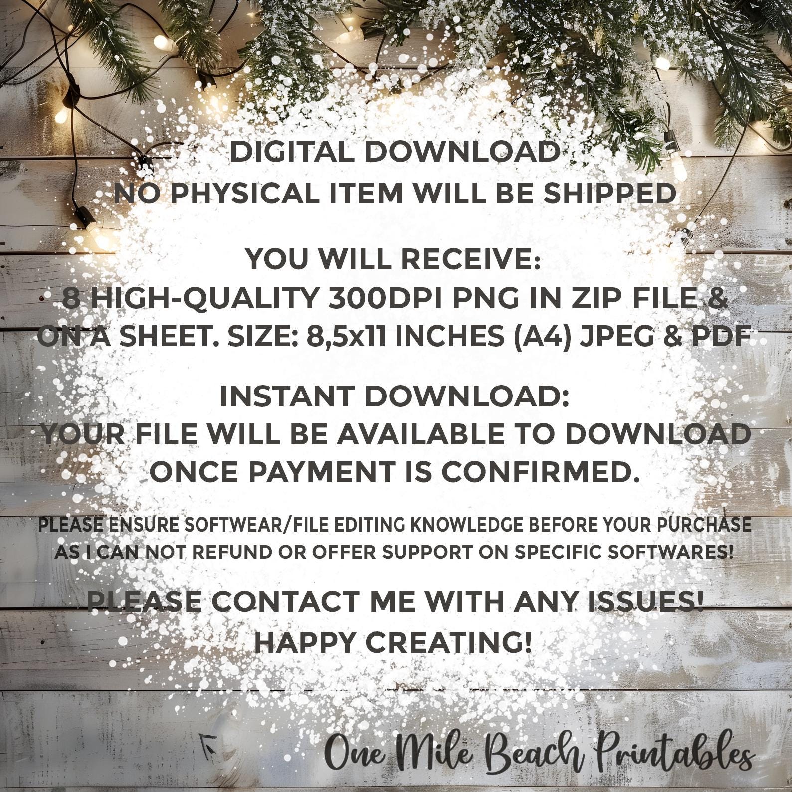 Rustic Snowman Gift Tags, Holiday Labels PNG, Digital Download ...