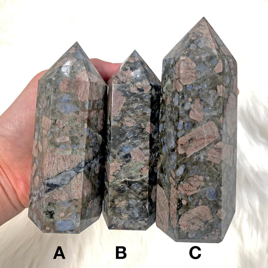 Llanite / Que Sera / Blue Liberite Towers - Etsy