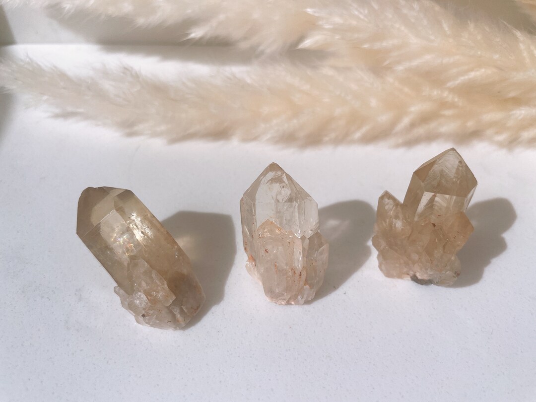 RARE Natural Cathedral Kundalini Citrine From Congo - Solar Plexus ...