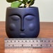 Sleeping Stone Face Planter Pot Indoor Outdoor Plant - Etsy