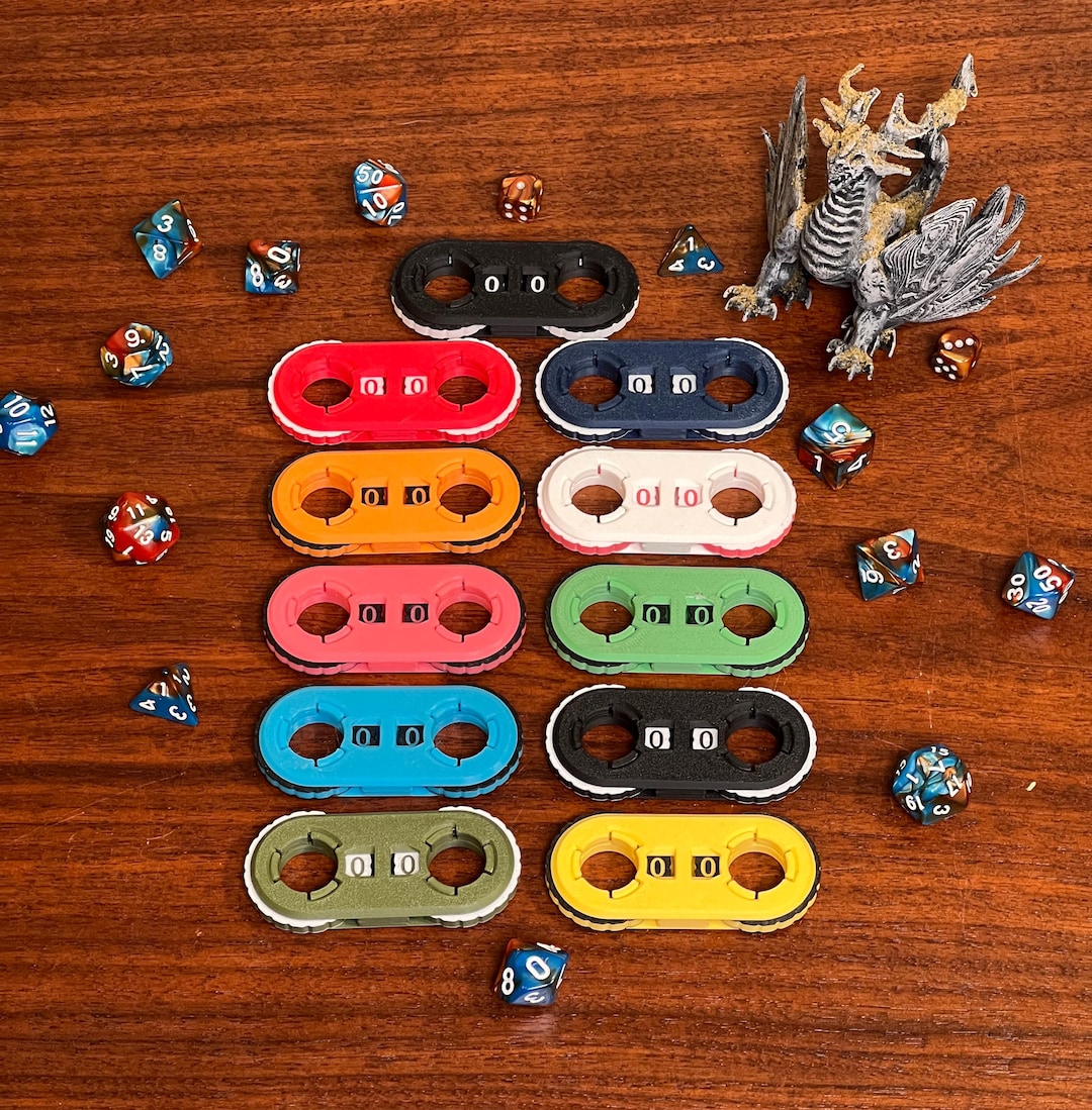 Spin Down Life Total Counter for Hit Points Dungeons and Dragons DND ...