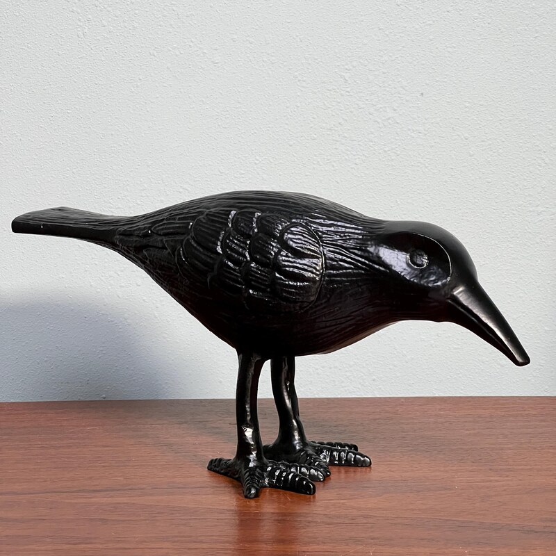 Raven Sculpture - Etsy