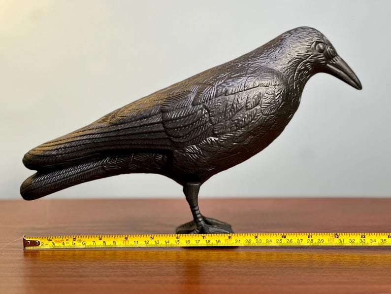 Realistic Plastic Crow Raven Bird Halloween Decoration - Etsy