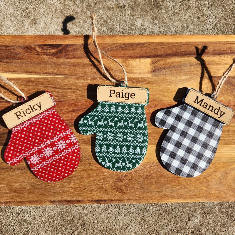 Mitten Ornament - Etsy