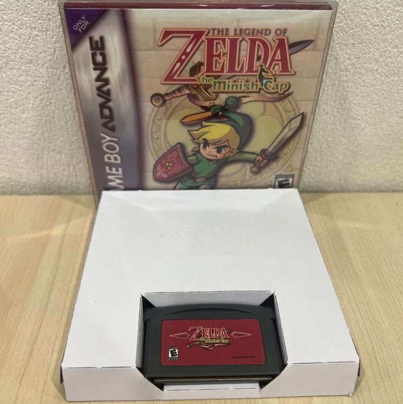 Gameboy Advance Game Legend of Zelda Minish Cap GBA Game Cartridge in ...