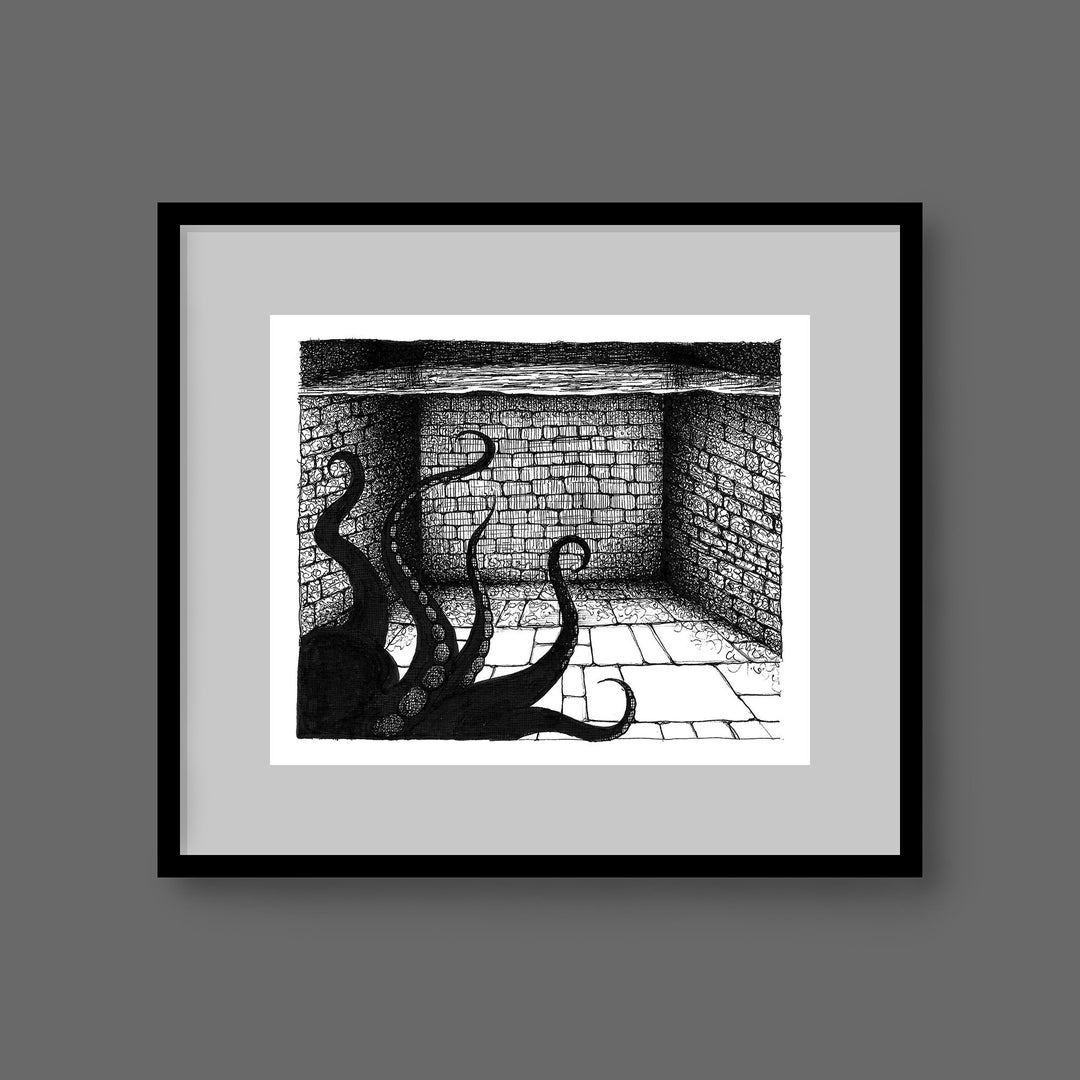 Exhibit 1: the Stone Pool Kraken Pen and Ink Illustration ...