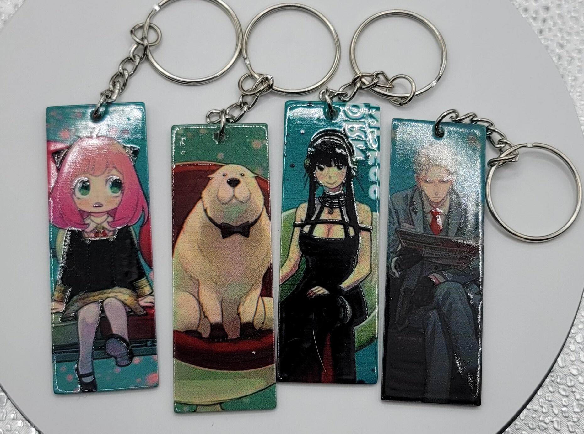 Spy X Family Anya, Alexander, Yor, Loid Forger Anime Single Keychain - Etsy