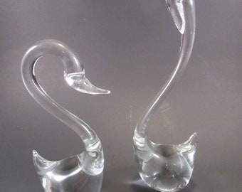 Crystal Swan Set | Etsy