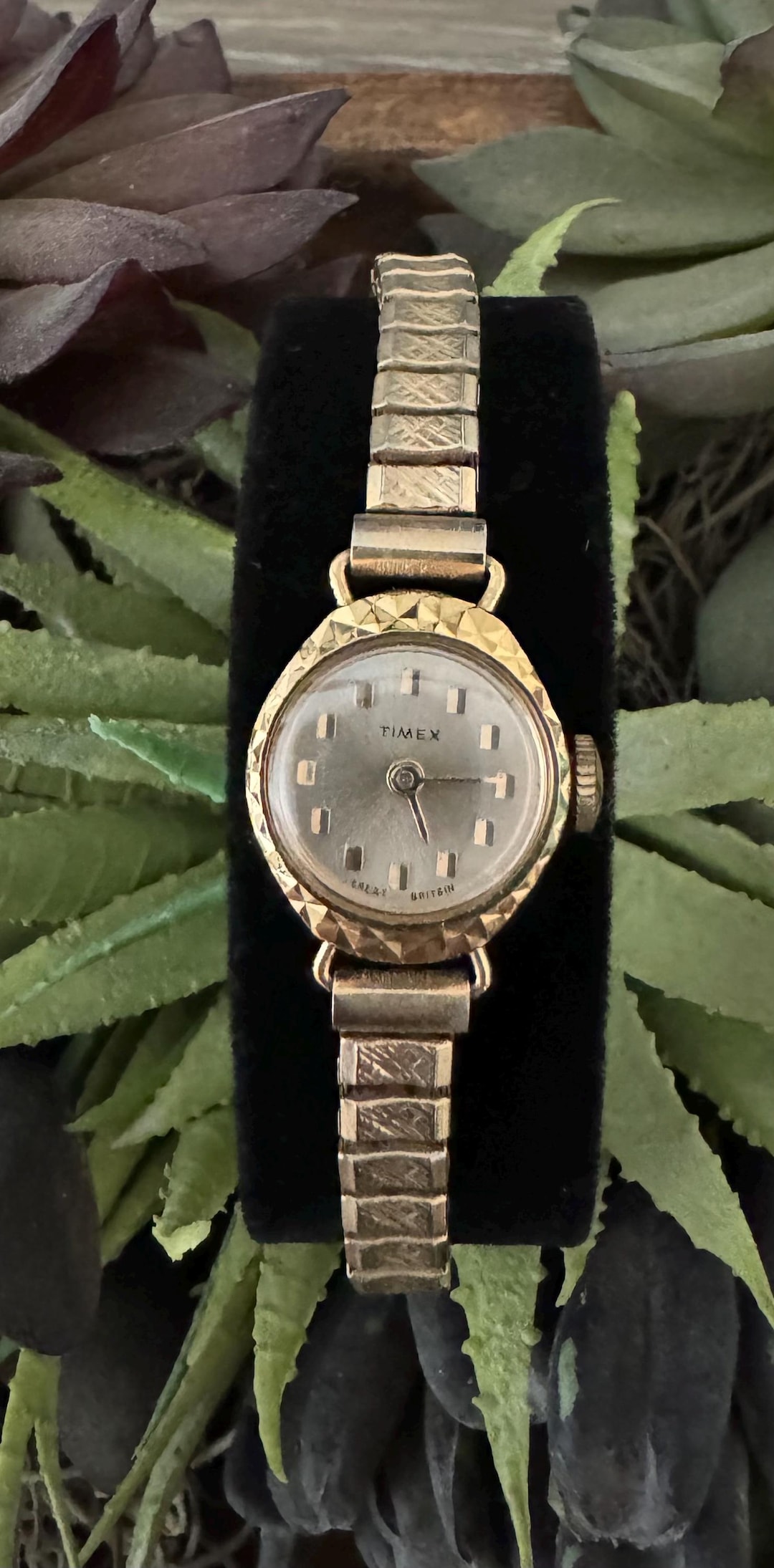 Vintage Ladies Timex Gold Tone Stretch Band Watch - Etsy
