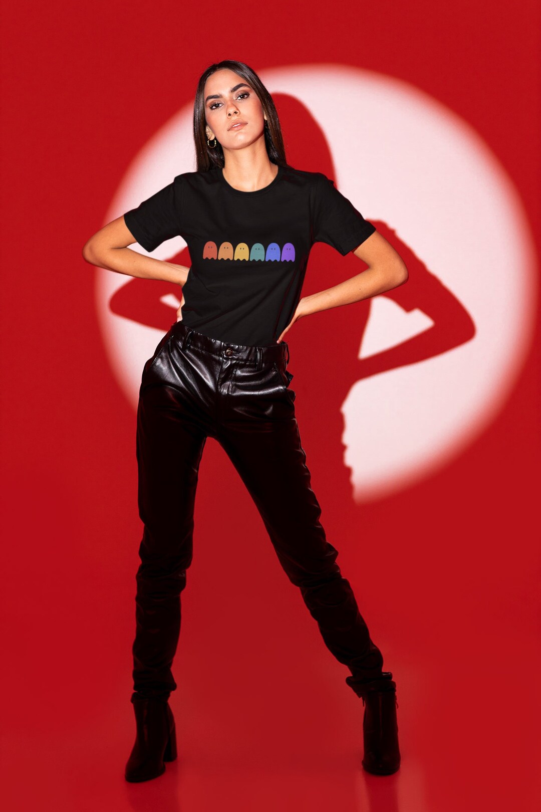 Gay Ghosts T-shirt | Halloween Pride Flag Shirt | Gay Halloween Unisex ...