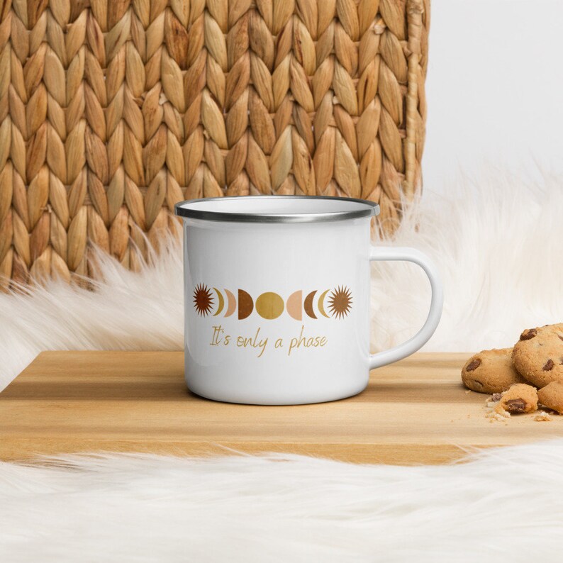 It's Only a Phase | Moon Phases | Camping Mug - Etsy