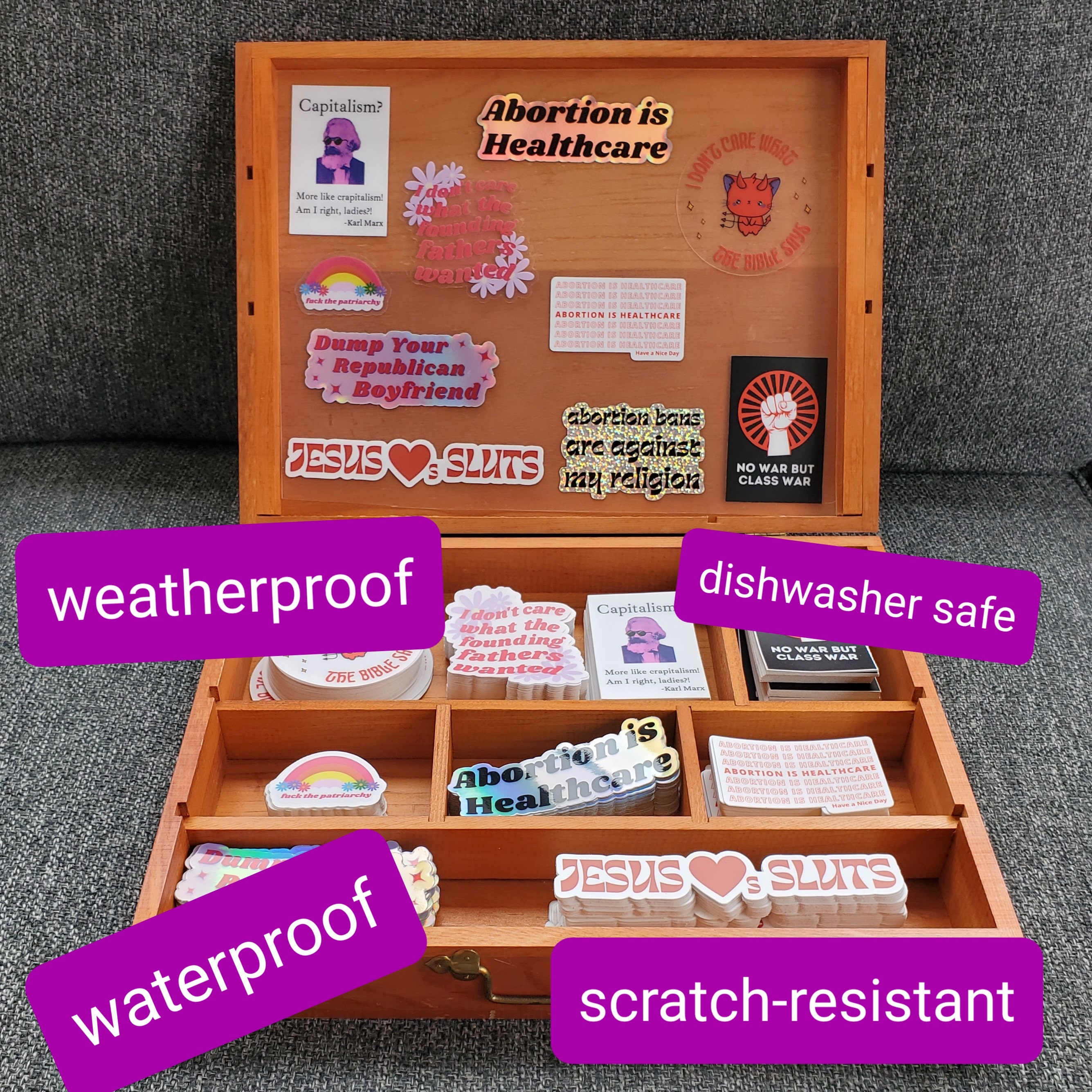 Capitalism More Like Crapitalism Am I Right Ladies Sticker Crapitalism ...